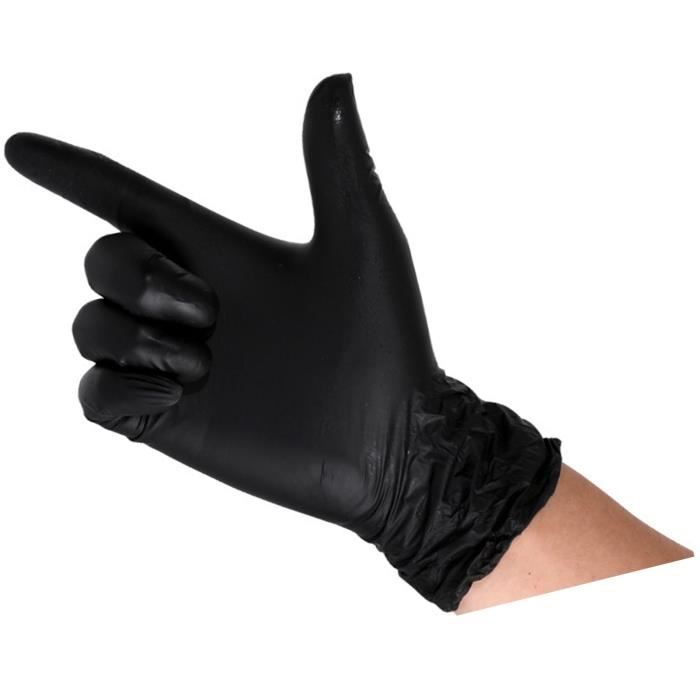 HURRISE gants à haute élasticité Gants alimentaires en PVC, 100 pièces ...