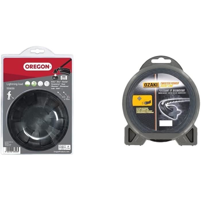 Fil Pour Debroussailleuse - 559059 Tête Coupe Lightning Load Tap And Go 130 Mm & Greenstar 3918 ...