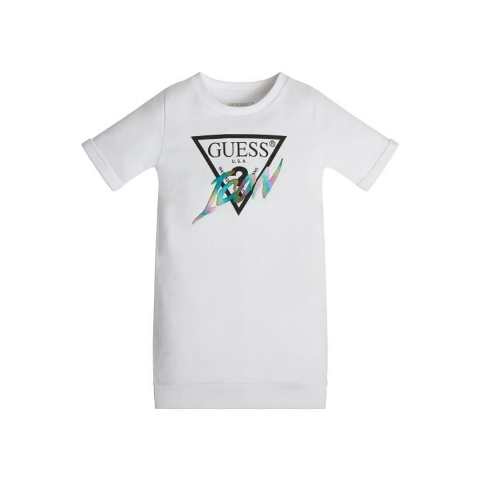 Robe fille Guess Terry - pure white Pure white - Cdiscount Prêt-à-Porter