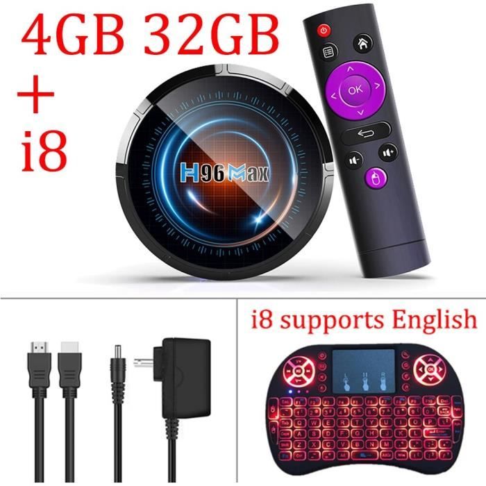 Box Android TV - RNCYN - H96MAX H618 - Quad Core - WiFi 6 - 6K - Bluetooth 5.0 - Cdiscount TV ...