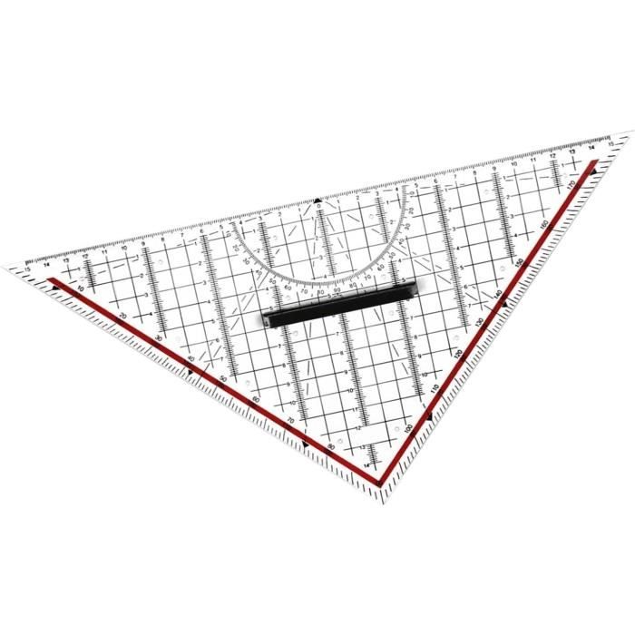 Règle de Triangle de Dessin Professionnel, règle carrée, rapporteur ...