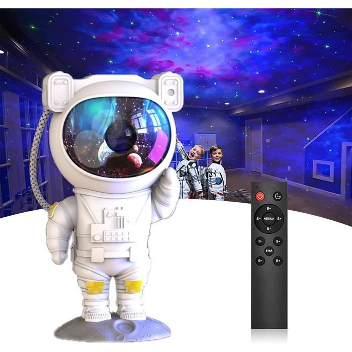 Projecteur D'Astronaute Led Avec Télécommande - Lampe De Chevet ...