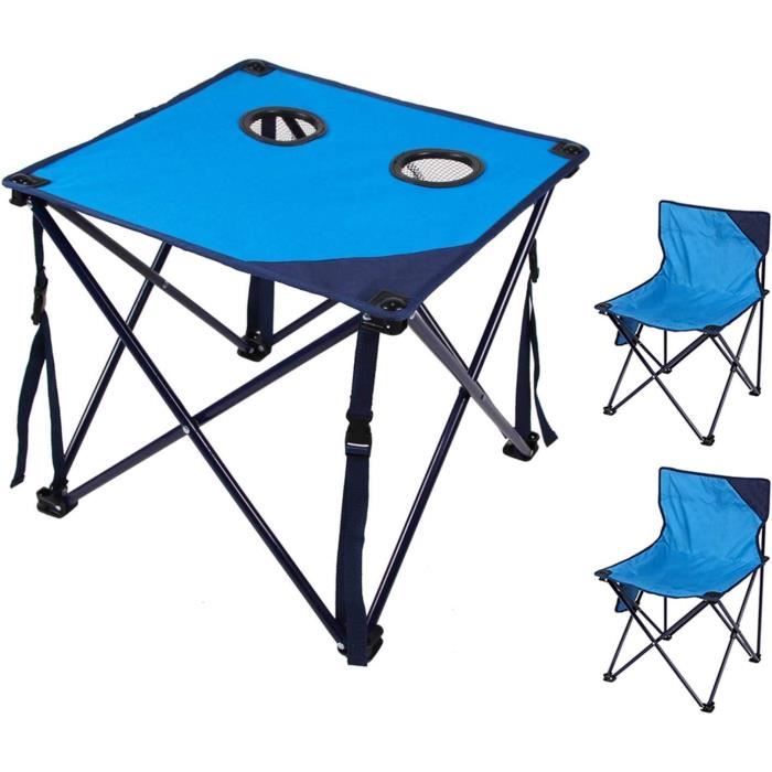 Table Pliante Ultra-Légère Avec Porte-Gobelet, Table D'Appoint De Camp ...