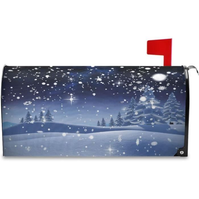 Couverture De Boîte Aux Lettres De Noël En Hiver Et Neige - Pour Jardin ...