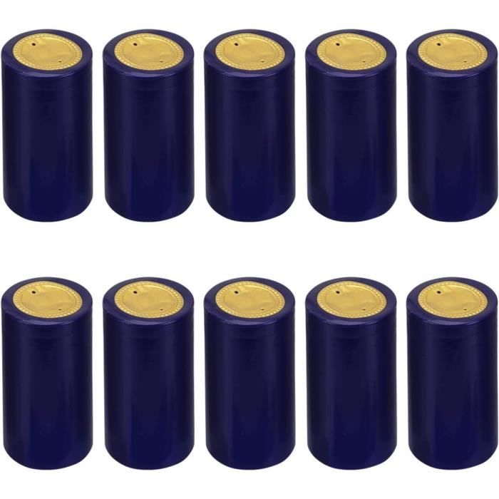 100Pcs Pvc Capsules Thermorétractables Capsules De Bouteilles De Vin ...