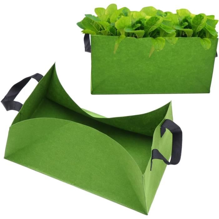 6 Pièces Grandir Sac Bacs À Légumes En Tissu Sacs De Jardinière En ...
