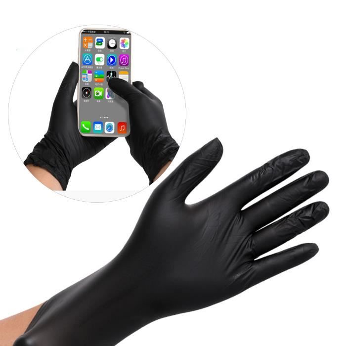 HURRISE gants à haute élasticité Gants alimentaires en PVC, 100 pièces ...