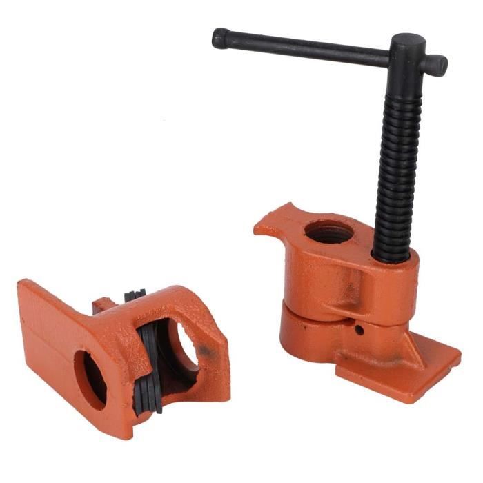 1/2 pouce Pipe Clamp Jaws Vise Fixture Set Kit d'outils pour le travail ...