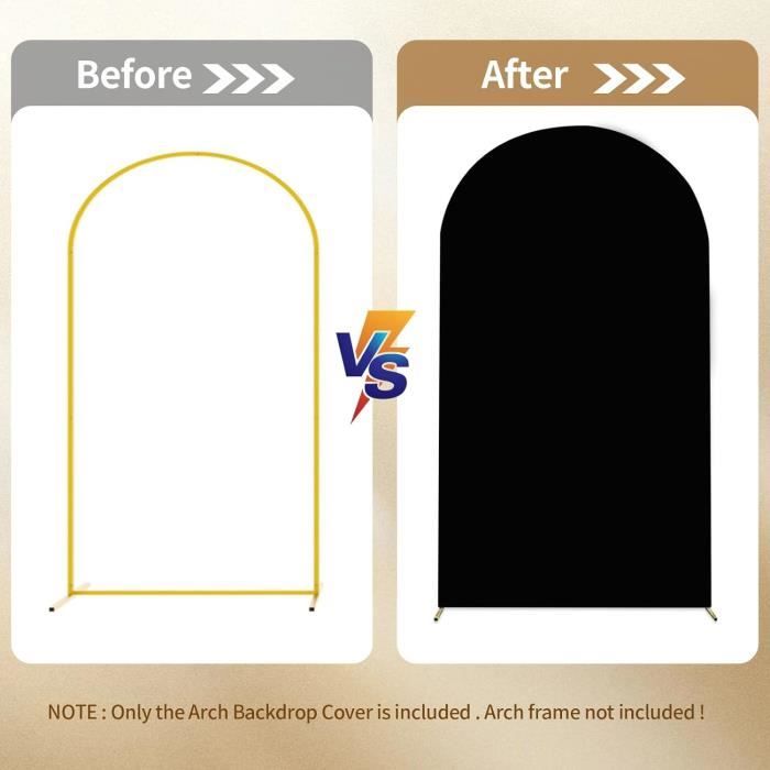 Couverture de fond d'arche de mariage double face - Décoration de fête de mariage - Couverture ...