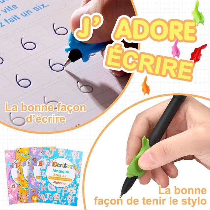 Cahier Ecriture Magique Apprendre À Ecrire Calligraphie Enfant - Grande ...