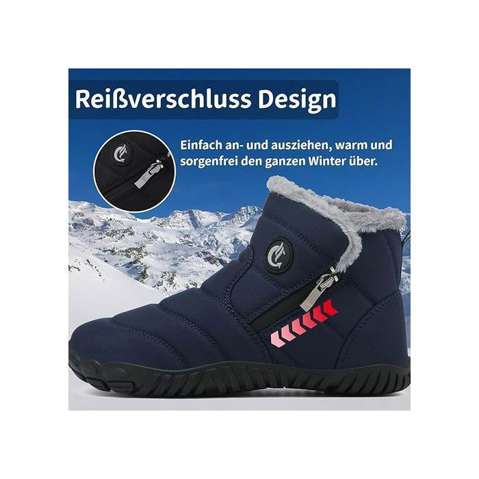 Bottes de neige homme d'hiver chaudes fourrées bottines de marche ...