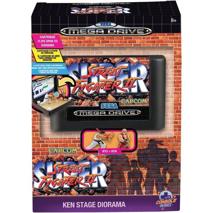 Figurine de collection Street Fighter II Console Heroes Sega Mega Drive ...