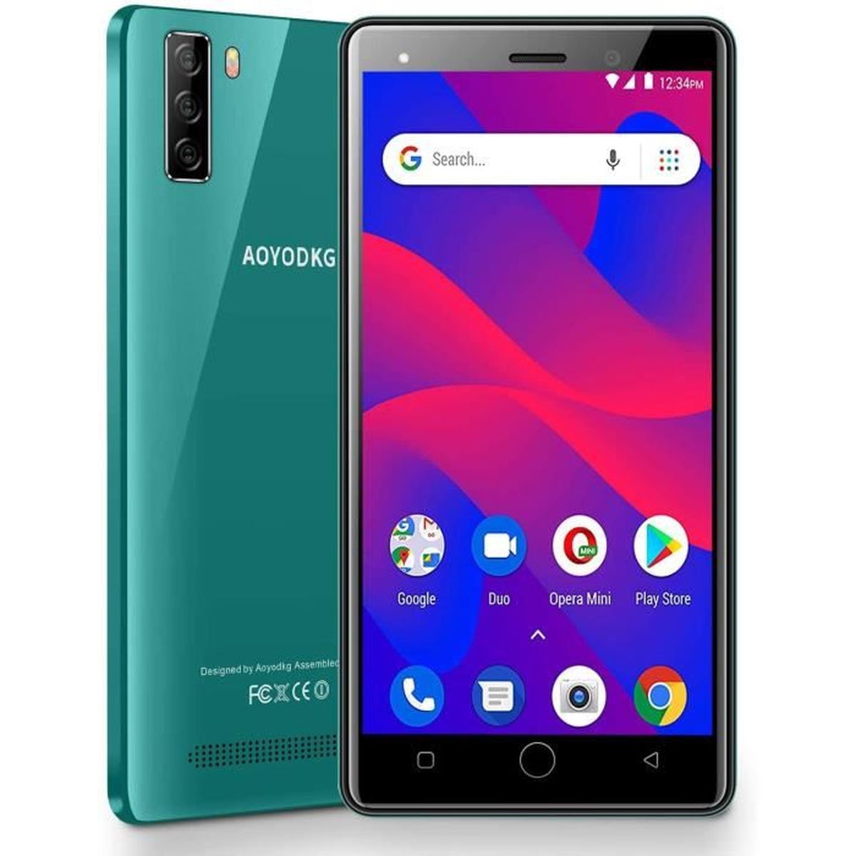 Smartphone Pas Cher 4G-16Go ROM/128Go- Android 9.0-5.0'' HD-8MP-3400mAh ...