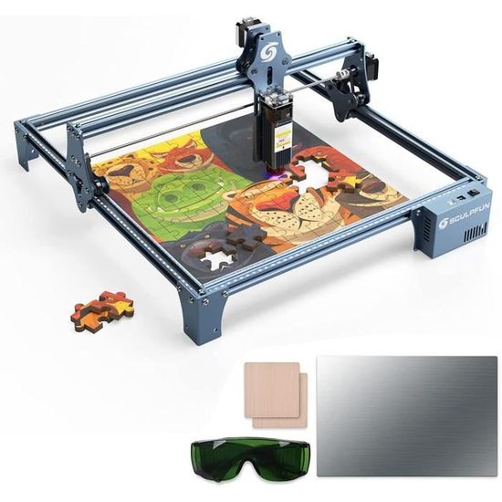 S9 Gravure laser Machine - Graveur laser sur métal, kits de Graveuse ...