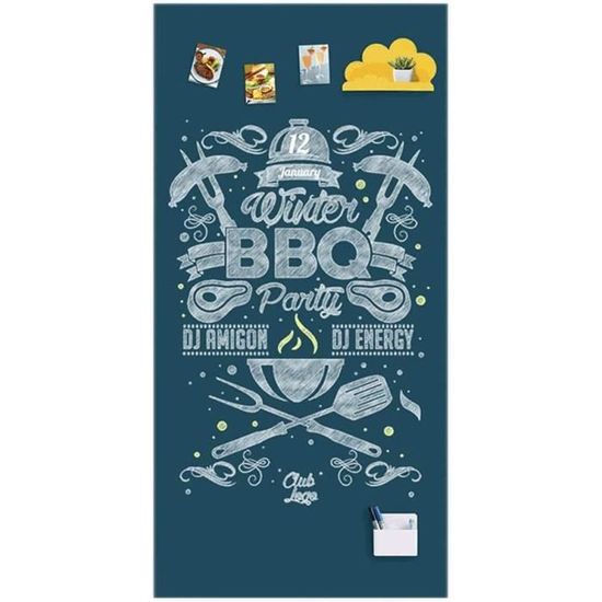 Ardoise Magique Sticker mural à dessin magnétique à double couche ...