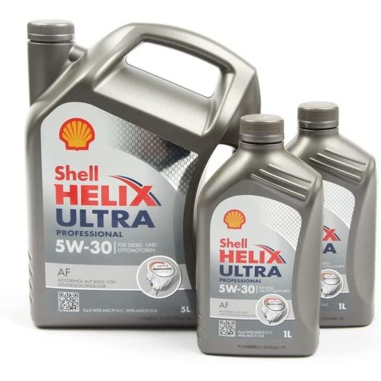 SHELL HELIX ULTRA PROFESSIONAL AF 5W-30 1x5+2x1 Liter[307] - Cdiscount Auto