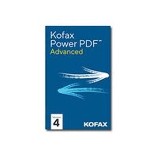 KOFAX Power PDF Advanced - V 4) - Version boîte - 1 utilisateur - Win à ...