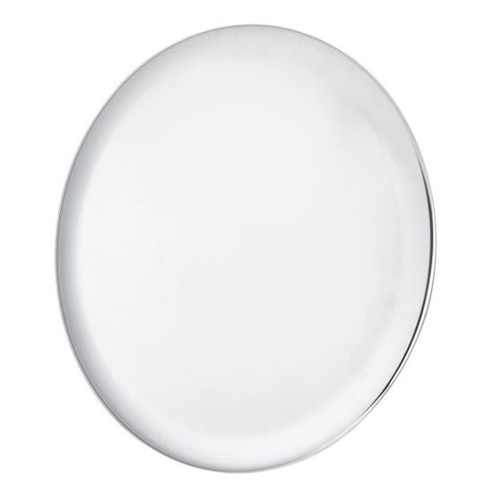 Vvikizy Plateau alimentaire Plateau rond en acier inoxydable de 28 cm ...