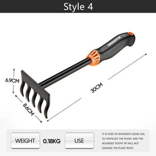 Style 4 Pelle de jardinage agricole domestique outils de jardinage ...