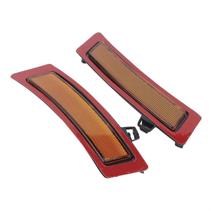 1Pair Amber Front Bumper Reflector Side Marker Lights Fit for E70 X5 ...