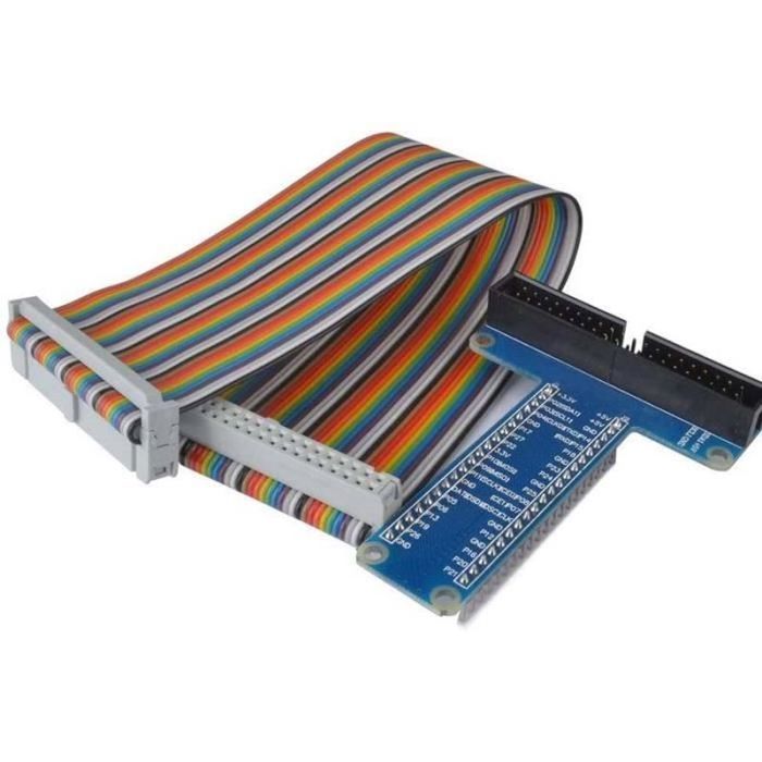 Carte d'extension RPi GPIO Breakout + Câble Ruban pour Raspberry Pi 3 2 ...