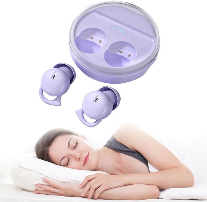 Mini casque Bluetooth sans fil pour les personnes dormant sur le côté ...