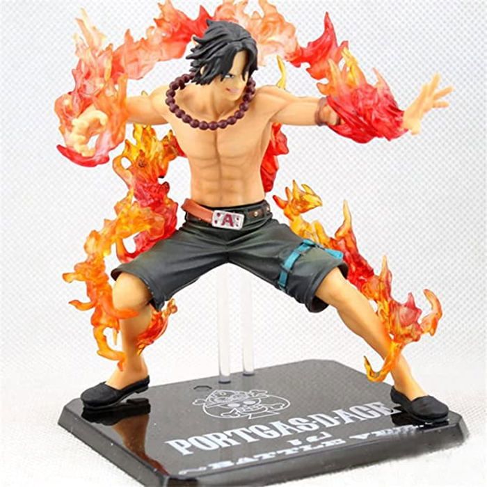 Figurine de dessin animé japonais Portgas D Ace, une pièce GK Fire Fist ...