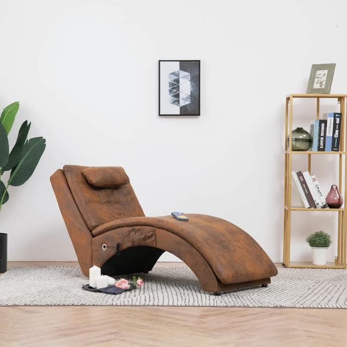 "Black Month" Chaise longue - BURKE - 1 personne - Fauteuil de massage ...
