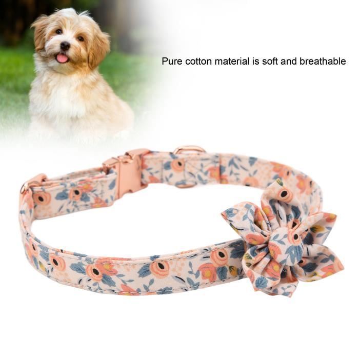 Atyhao Collier doux d’animal familier de coton Collier pour animaux de ...