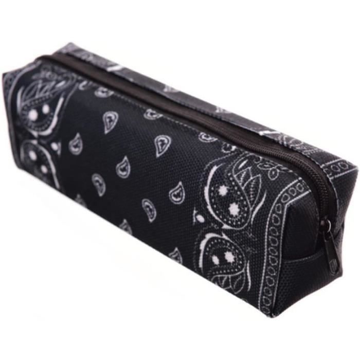 Trousse Scolaire A Crayon Fille Garcon Ado Enfant Fleur Boheme Drole 3D Organiseur Fourniture ...