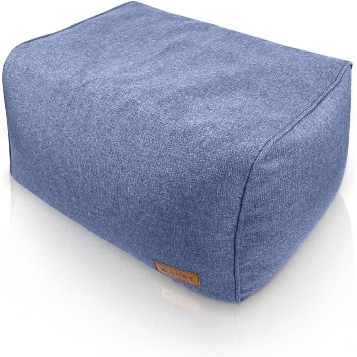 Pouf Repose Pied Salon - [50X40X30 Cm] Fauteuil Repose Pieds Moderne ...