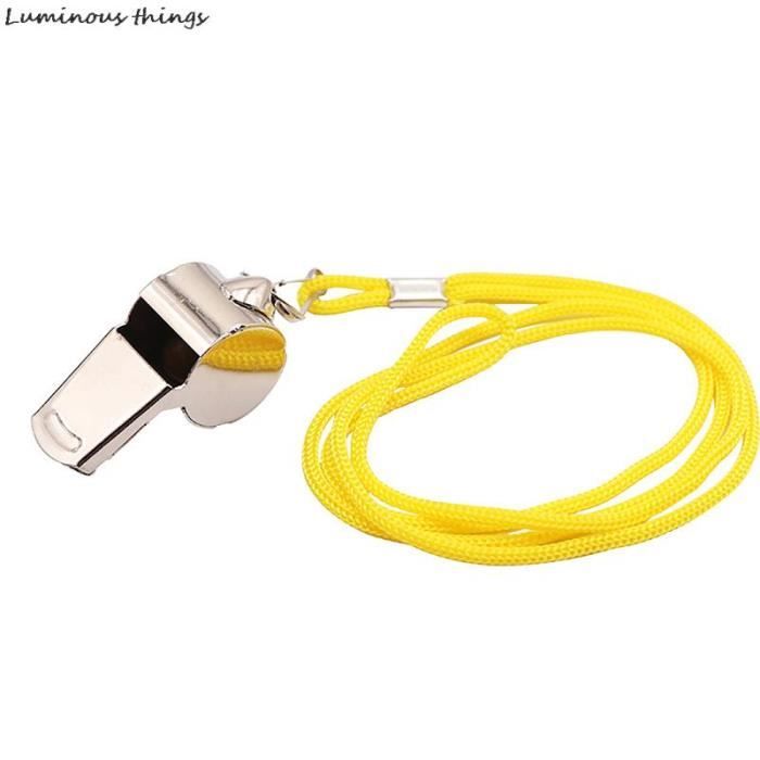 Sifflet en métal pour arbitre,sifflets en acier inoxydable,sport,rugby ...