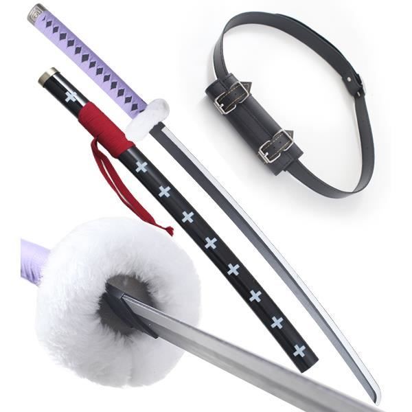 One Piece Sabre en Bois Lame en Bois Trafalgar Law Epee Katana Manche ...