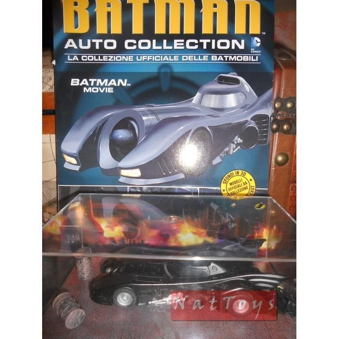 Batman Car BatMobile THE MOVIE 1989 Modellino Film DIE CAST 1:43 MODEL ...