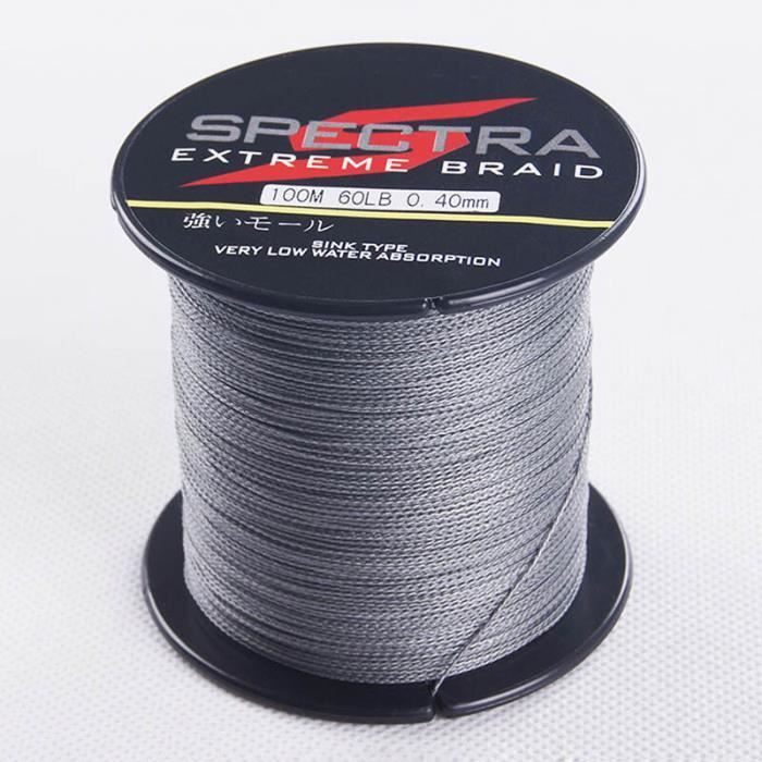 Fil de pêche,Ligne de pêche multifilament tressée à 8 brins,100 m,6,10 ...