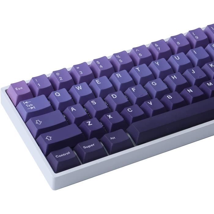 Keycaps, 126 Touches Sublimation Cherry Profile Avec 6.25U Spacebar ...