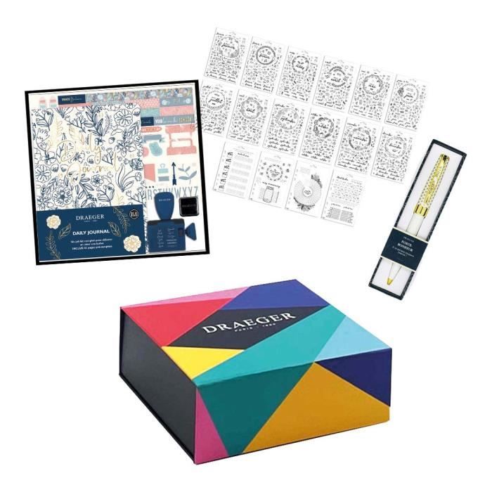 Kit Bullet Journal Ludique : Bullet Journal, Stylo Personnalisé, Mini ...