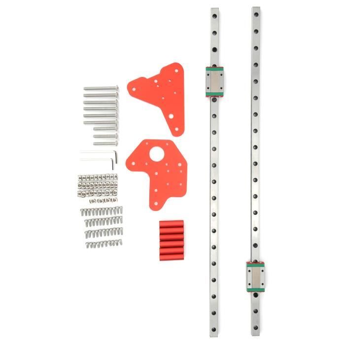 EJ.life Bloc coulissant linéaire Kit de Guide de Rail de Glissière ...