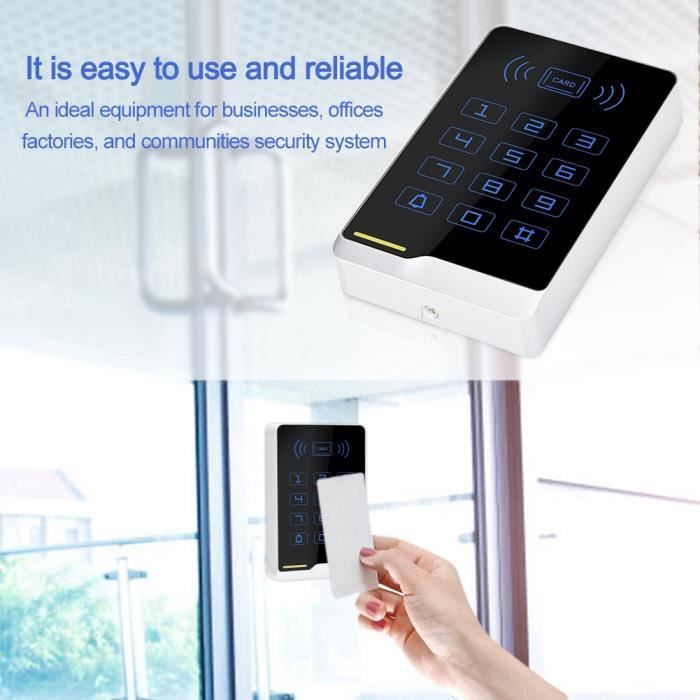 JIN-Kit de système contrôle d'accès 500KG RFID verrou magnétique ...