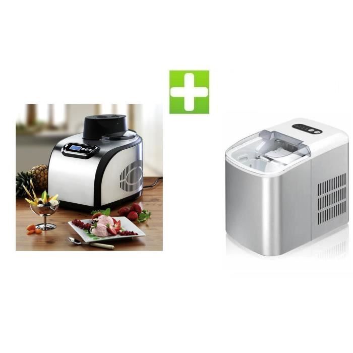 KLAISER W40 Turbine à glaces avec livre de 62 recettes et Machine à ...