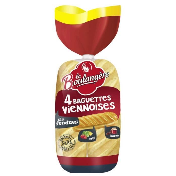 La Boulangère baguette viennoise nature 340g - Cdiscount Au quotidien