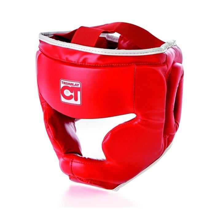 Casque de boxe intégral junior Tremblay - Rouge - Enfant - Homme - Boxe ...