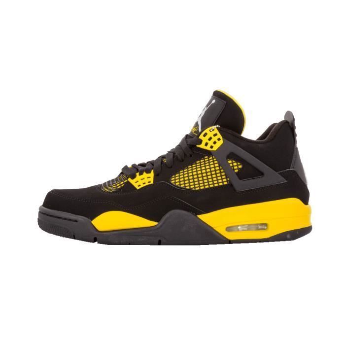 Baskets AIR-JORDAN 4 FDJFLFGFH Thunder Yellow Homme et Femme Jaune ...