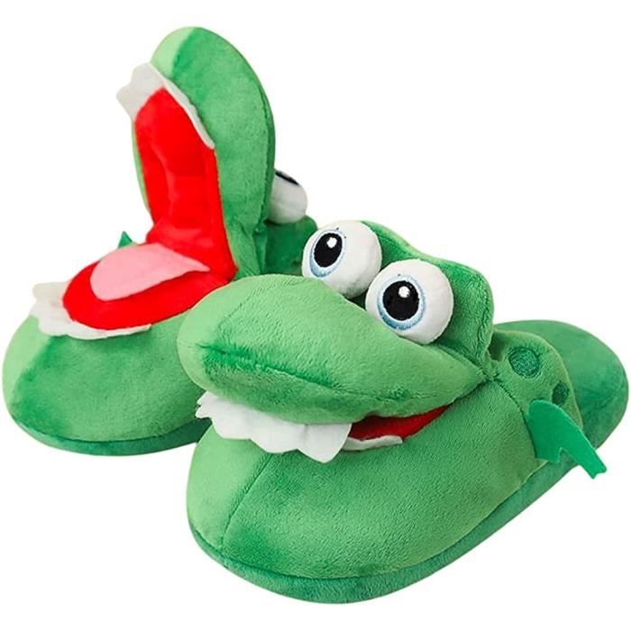 Adult Unisex Mouth Open Cute Slipper, Crocodile Dinasour Shark Animal ...