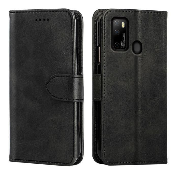 WGXNP1 Etui pour Ulefone Note 9P Cuir,Noir Protection Etui en PU ...