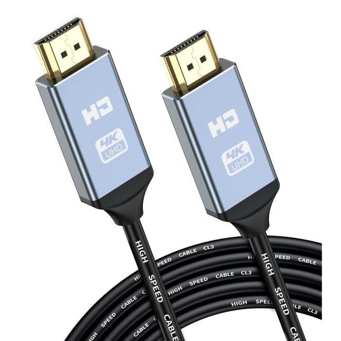 Câble Hdmi 15M,Haute Vitesse 4K Classe Cl3 Câble Hdmi Intégré Avec ...
