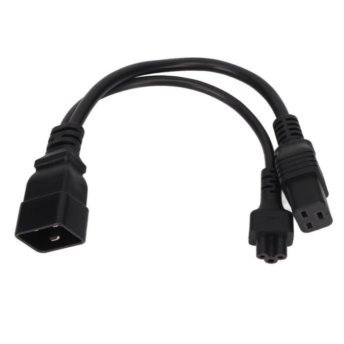 Câble IEC320 C20 mâle vers C5 C19 femelle IEC320 C20 mâle à C5 C19 ...