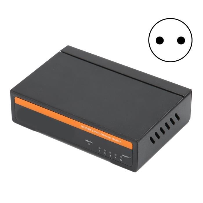 Tbest Switch Ethernet à fibre optique 5 Ports 100M TBCS4005E Plug Play ...