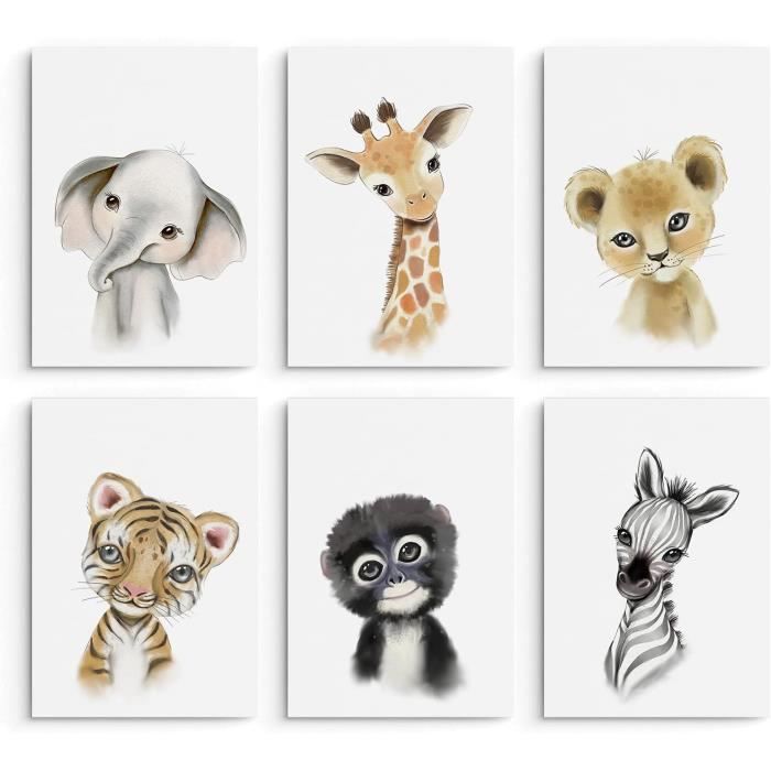 Tableau Enfant Mural Deco - Poster Decoration Chambre - Deco Fille ...