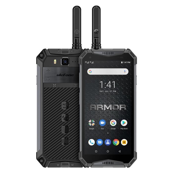 Ulefone Armor 3WT Smartphone 6Go + 64Go IP68 Etanche Téléphone Mobile ...
